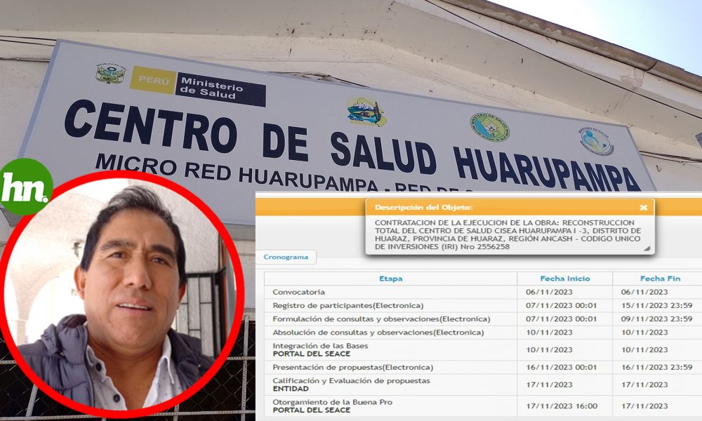 Reconstrucción del C.S. Cisea de Huarupampa en licitación