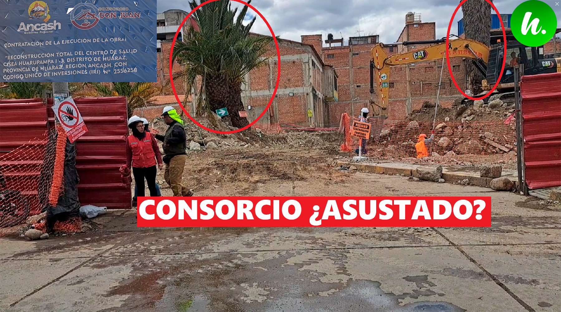 Consorcio de obra CISEA restringe acceso al público